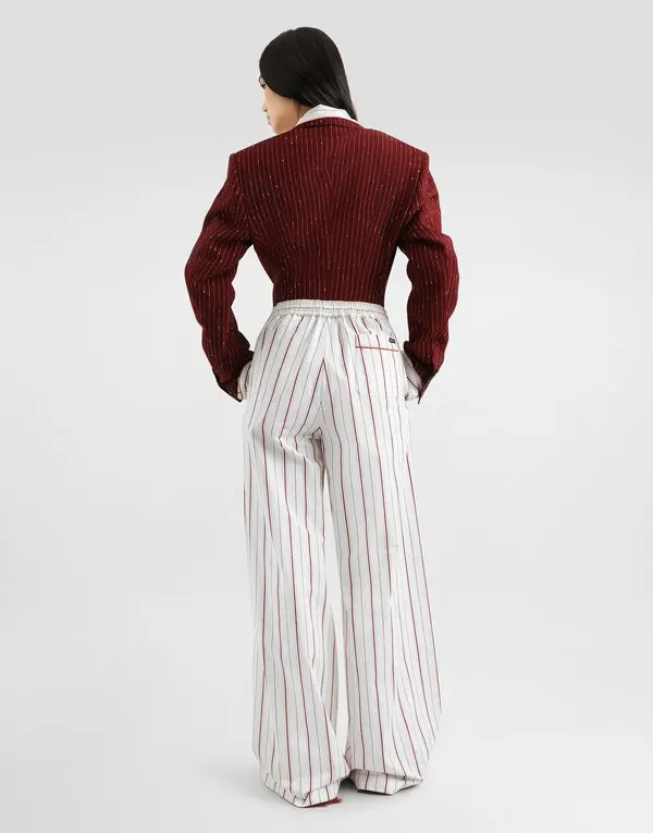 Dolce & Gabbana Striped Poplin Trousers