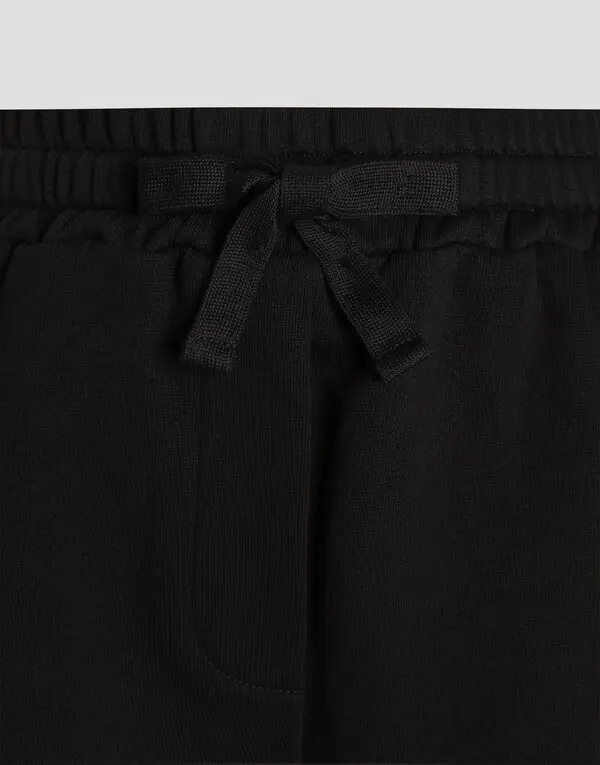 Dolce & Gabbana Fleece Shorts With Dg Embroidery