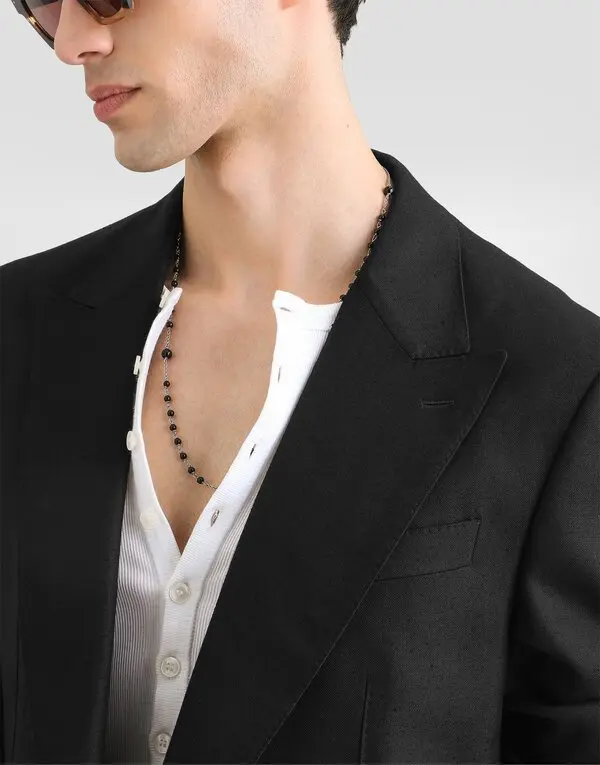 Dolce & Gabbana Sicilia Light Single-breasted Viscose Jacket Suits And Blazers