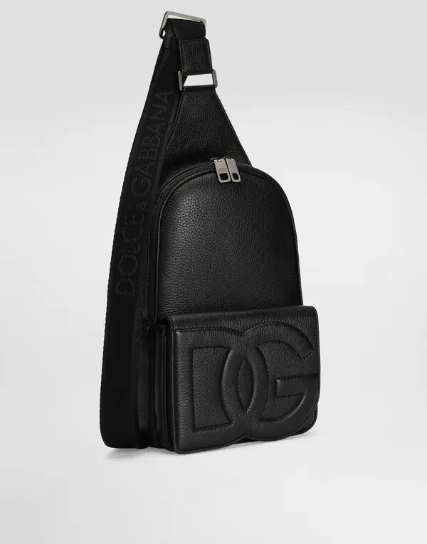 Dolce & Gabbana Deerskin Backpack With Dg Logo