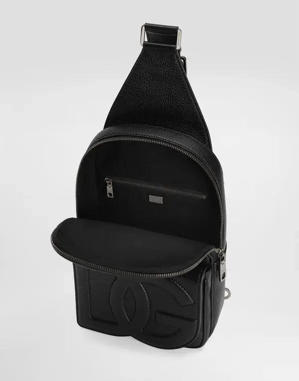 Dolce & Gabbana Deerskin Backpack With Dg Logo
