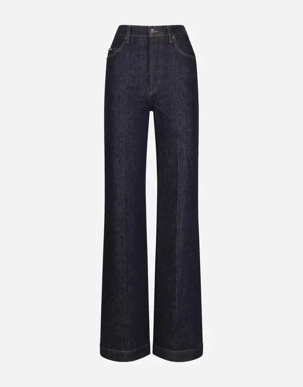 Dolce & Gabbana Flared Denim Jeans Denim And Jeans Multi-colored - Blue