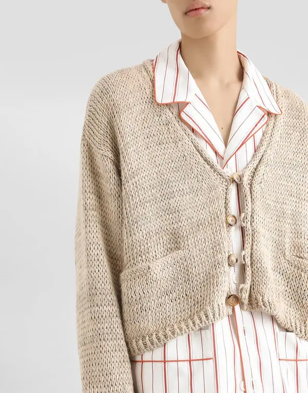 Dolce & Gabbana Cotton-linen Cardigan