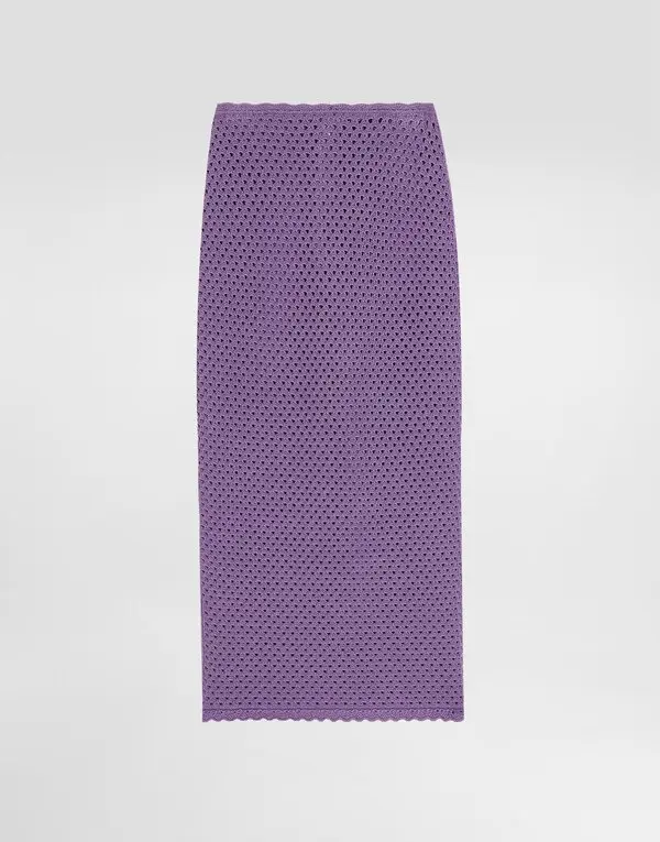 Dolce & Gabbana Crochet Midi Skirt