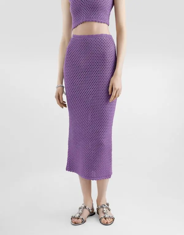 Dolce & Gabbana Crochet Midi Skirt