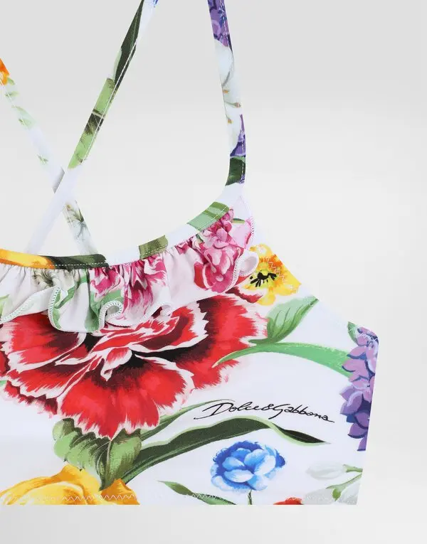Dolce & Gabbana Bikini With Floral Beachwear