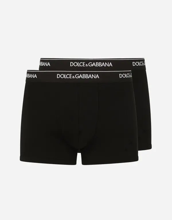 Dolce & Gabbana Regular Boxer Underwear And Loungewear Cotton - Black