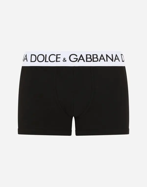 Dolce & Gabbana Regular Boxer Underwear And Loungewear Cotton - Black