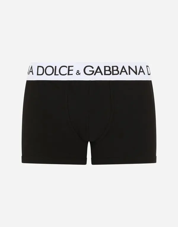 Dolce & Gabbana Regular Boxer Underwear And Loungewear Cotton - Black
