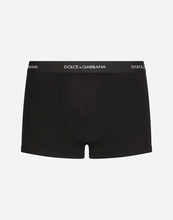 Dolce & Gabbana Regular Boxer Underwear And Loungewear Cotton - Black