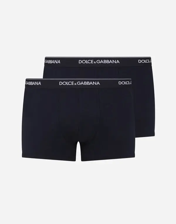 Dolce & Gabbana Regular Boxer Underwear And Loungewear Cotton - Blue