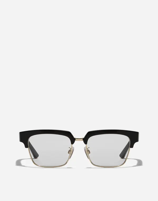 Dolce & Gabbana Rectangular Acetate Sunglasses - Black