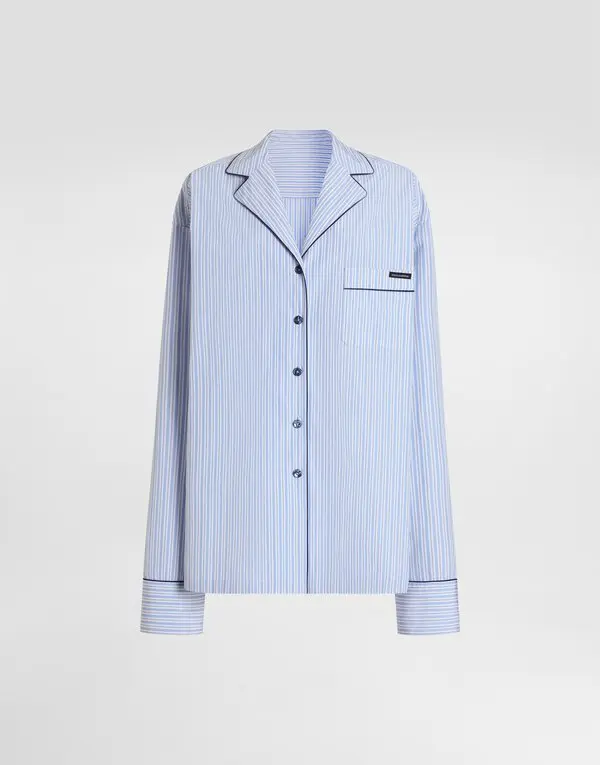 Dolce & Gabbana Striped Fabric Vanity Shirt