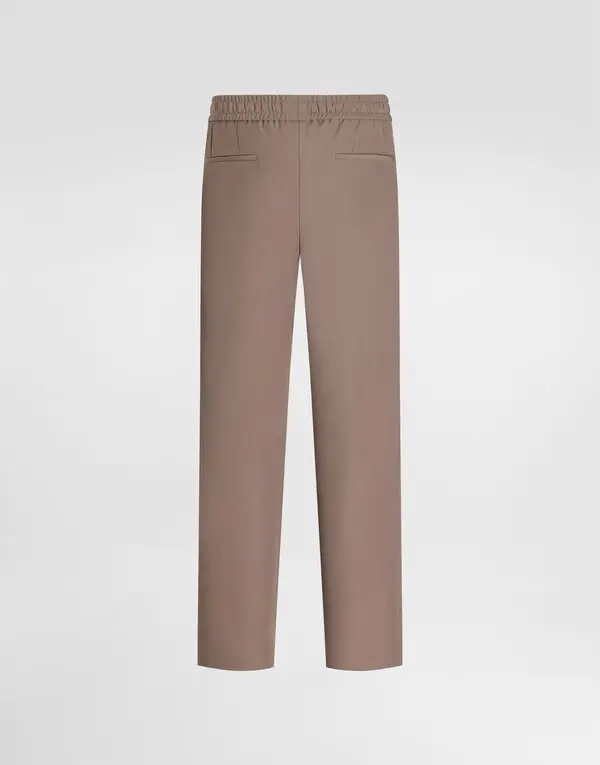 Dolce & Gabbana Wool Poplin Jogging Trousers
