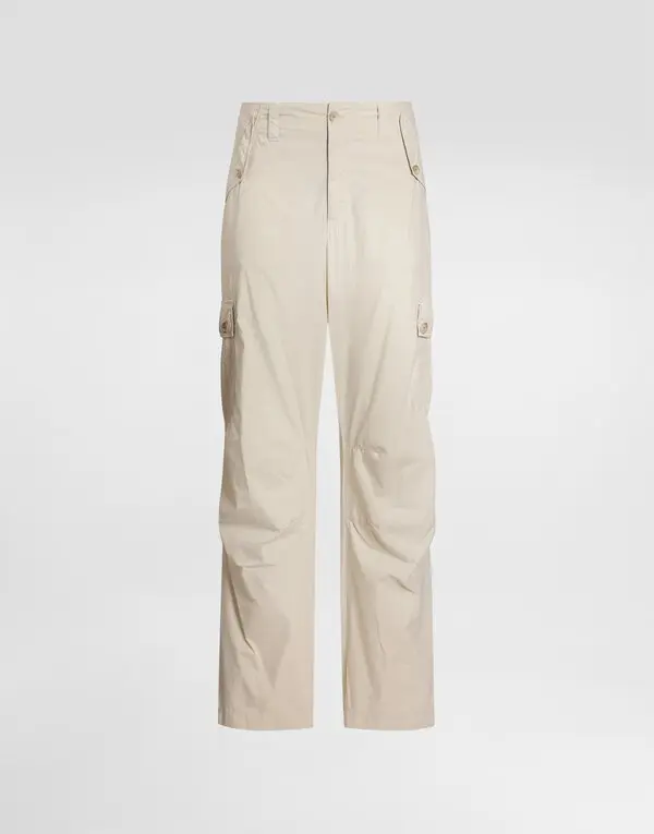 Dolce & Gabbana Poplin Cargo Trousers - Beige