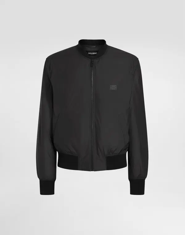 Dolce & Gabbana Technical Fabric Bomber Jacket With Tag Coats And Jackets