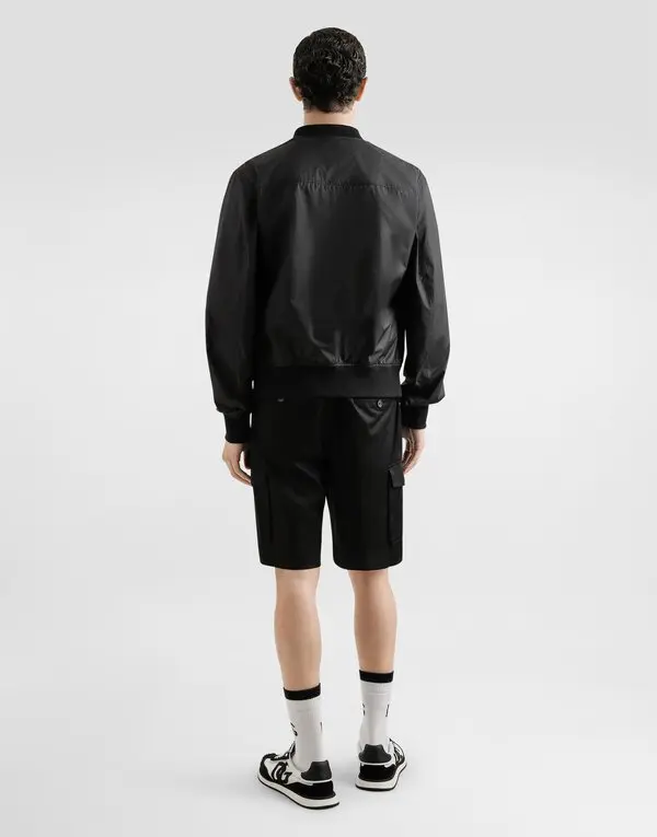 Dolce & Gabbana Technical Fabric Bomber Jacket With Tag Coats And Jackets