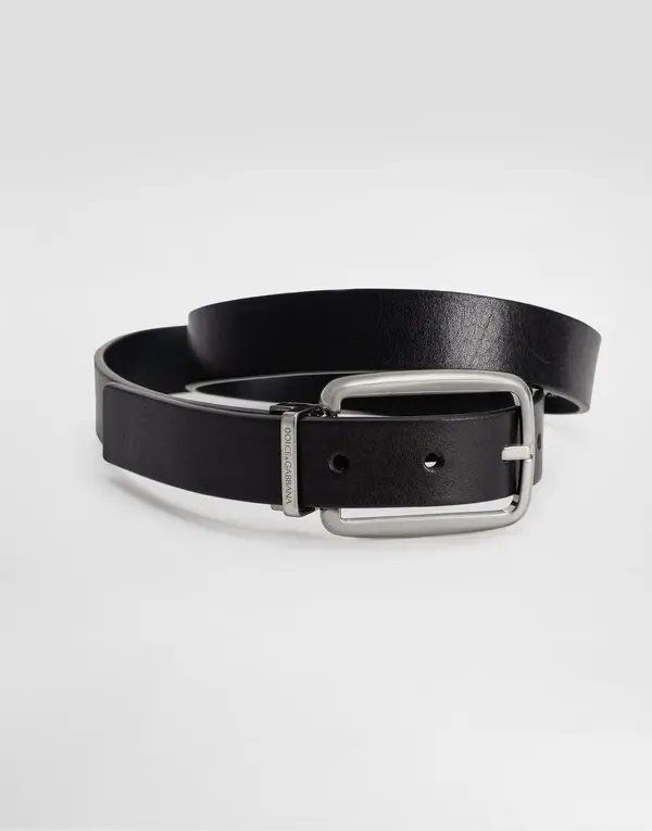 Dolce & Gabbana Calfskin Belt Belts - Black