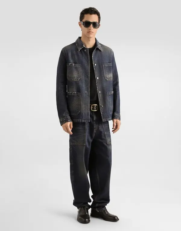 Dolce & Gabbana Denim Jacket Denim Multi-colored