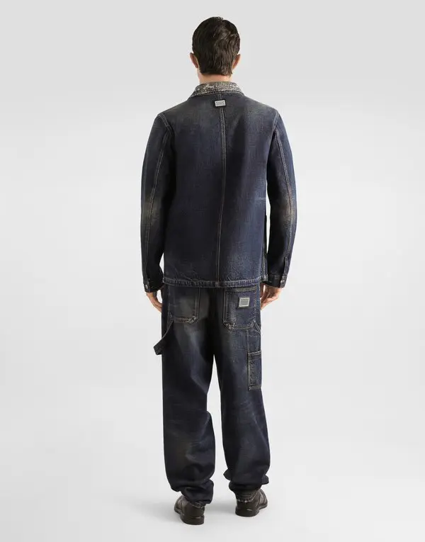 Dolce & Gabbana Denim Jacket Denim Multi-colored