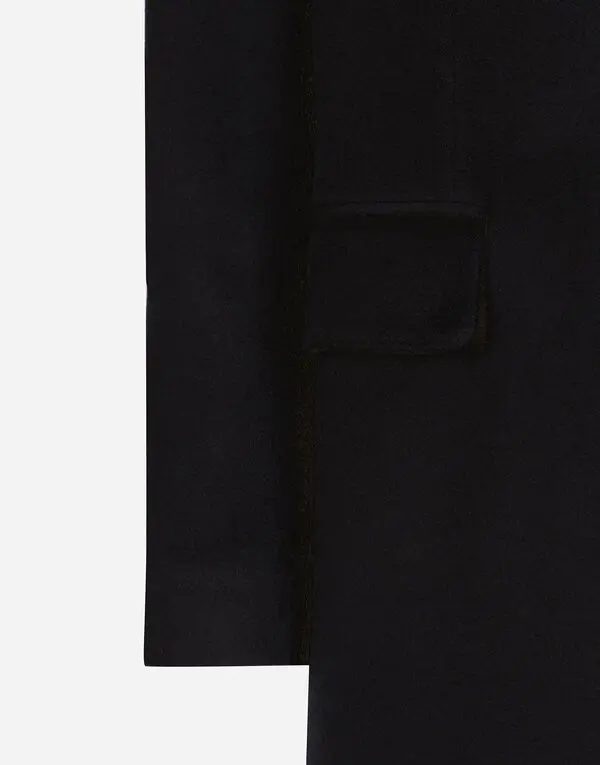 Dolce & Gabbana Single-breasted Cashmere Coat - Blue