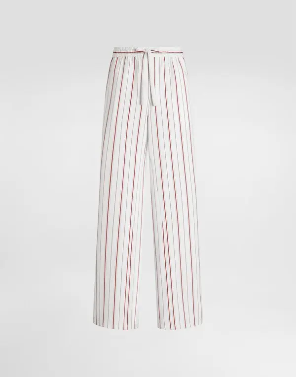 Dolce & Gabbana Striped Poplin Trousers