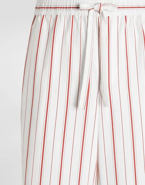 Dolce & Gabbana Striped Poplin Trousers