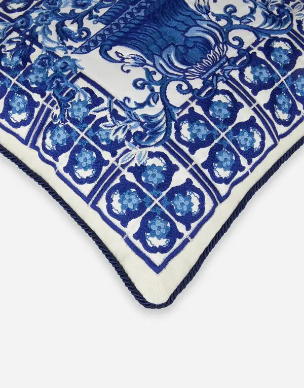 Dolce & Gabbana Embroidered Cushion Medium Special Cushions