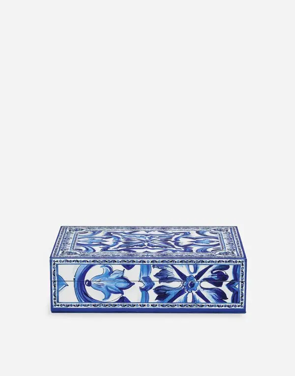 Dolce & Gabbana Large Decorated Plexiglass Box Decorative Boxes - Multicolor
