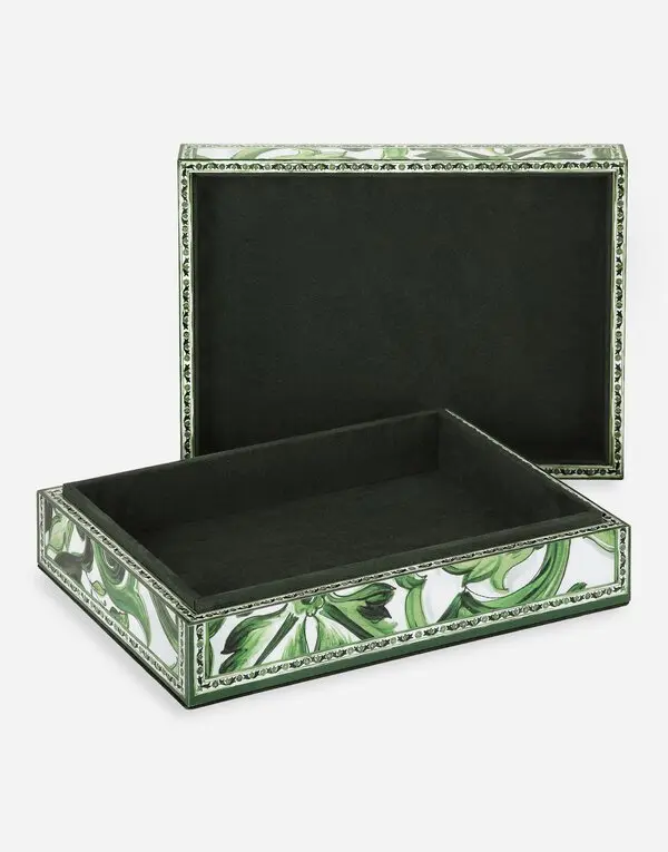 Dolce & Gabbana Large Decorated Plexiglass Box Decorative Boxes