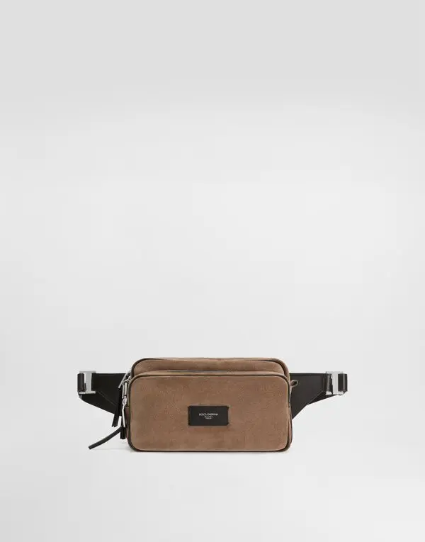 Dolce & Gabbana Leather And Split Calfskin Belt Bag Backpacks And Fanny Packs - Multicolor