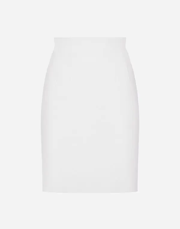 Dolce & Gabbana Straight-cut Wool Midi Skirt Skirts