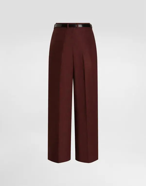 Dolce & Gabbana Tailored Linen Canvas Trousers