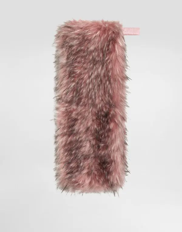 Dolce & Gabbana Faux Fur Muff - Pink