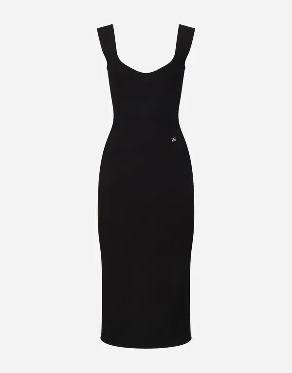 Dolce & Gabbana Sleeveless Viscose Knit Dress