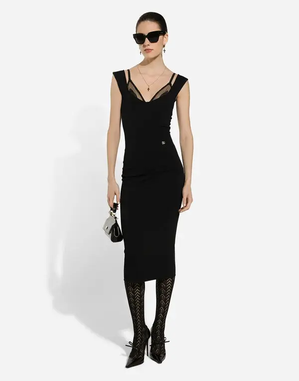 Dolce & Gabbana Sleeveless Viscose Knit Dress