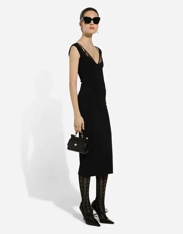 Dolce & Gabbana Sleeveless Viscose Knit Dress