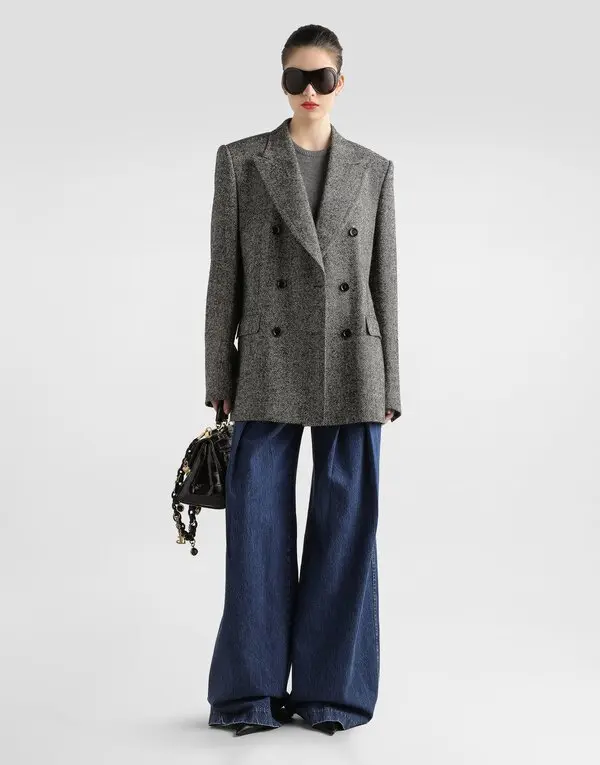 Dolce & Gabbana Cashmere Pullover Sweaters And Cardigans - Grey