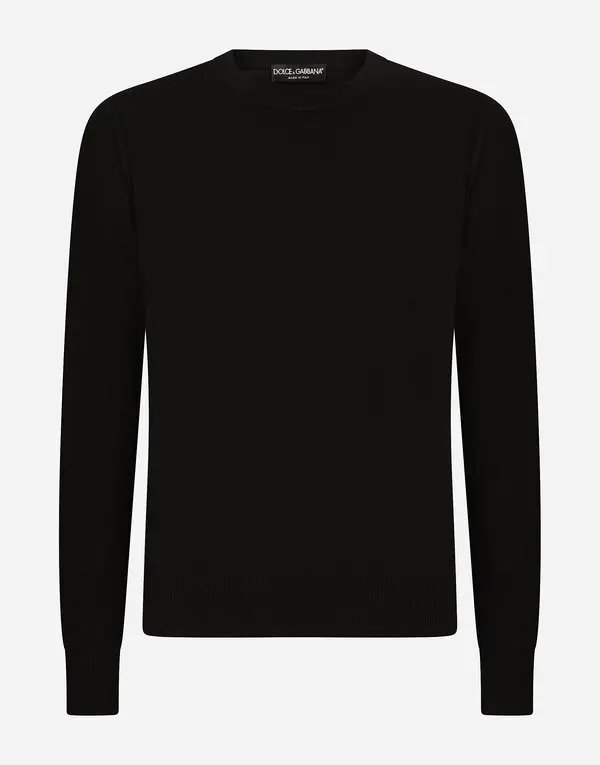 Dolce & Gabbana Cashmere Round Neck Sweater - Blue