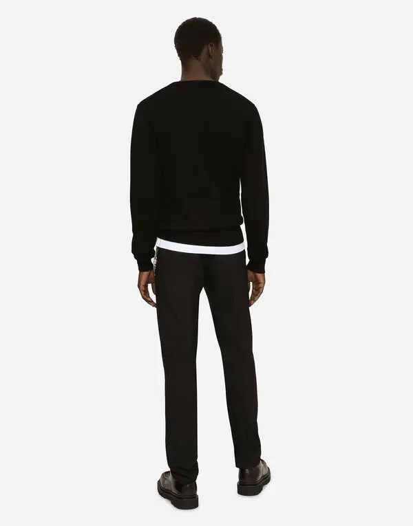 Dolce & Gabbana Cashmere Round Neck Sweater