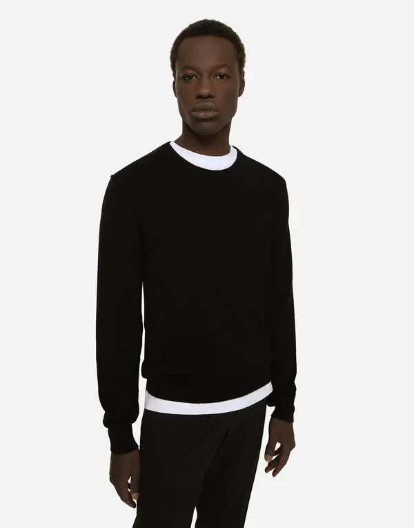 Dolce & Gabbana Cashmere Round Neck Sweater