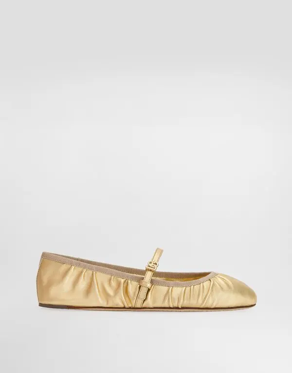 Dolce & Gabbana Ballerina Flat Shoes Leather