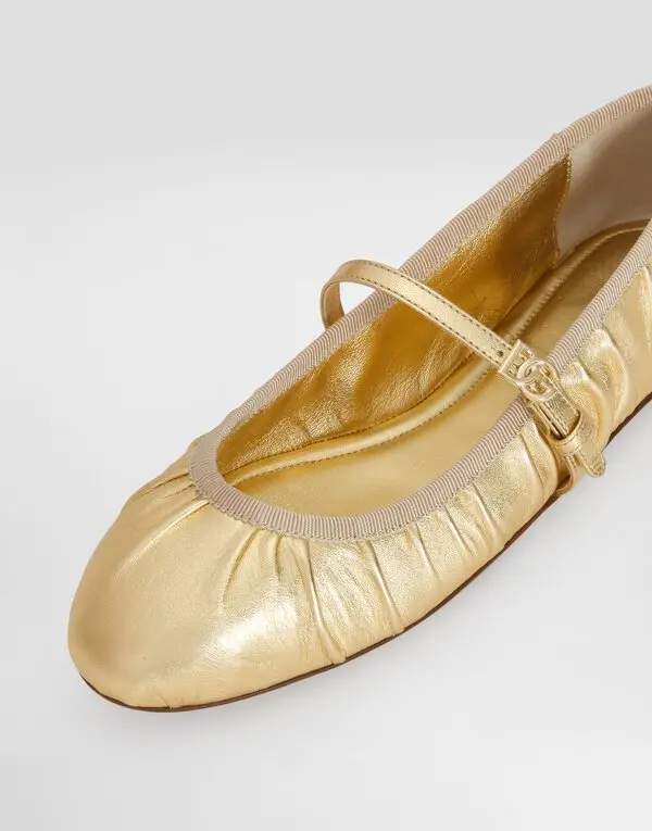 Dolce & Gabbana Ballerina Flat Shoes Leather