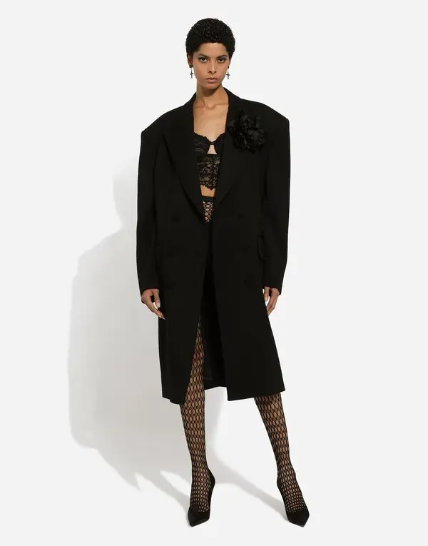 Dolce & Gabbana Cappotto Coats And Jackets - Black