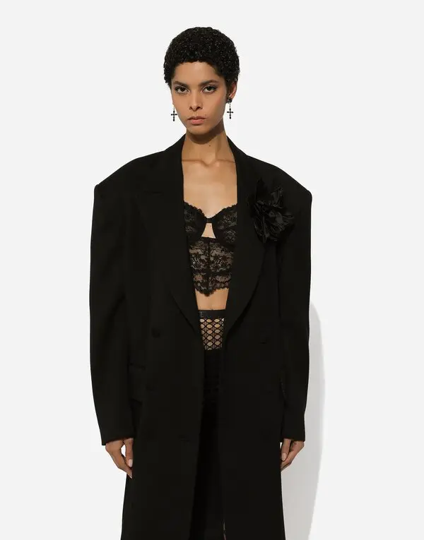 Dolce & Gabbana Cappotto Coats And Jackets - Black
