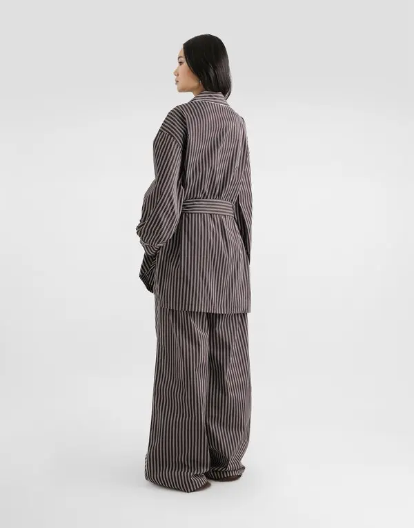 Dolce & Gabbana Striped Poplin Trousers
