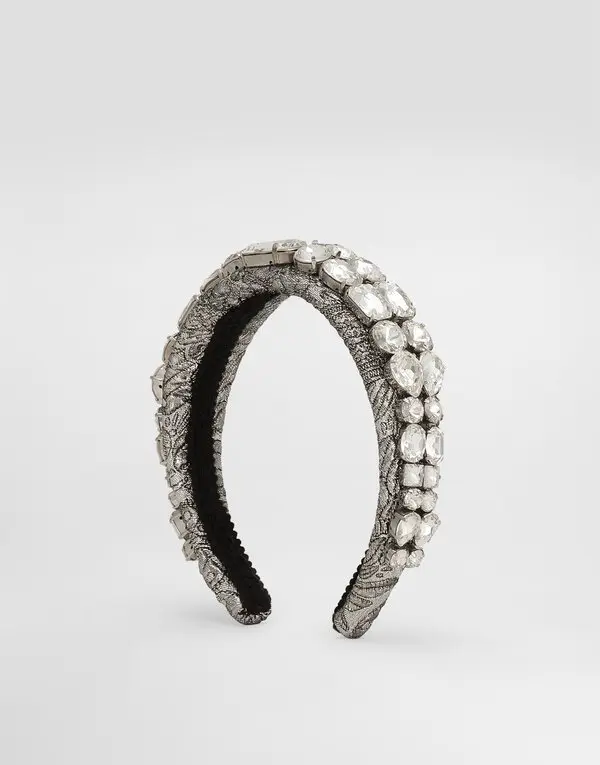 Dolce & Gabbana Embellished Jacquard Headband