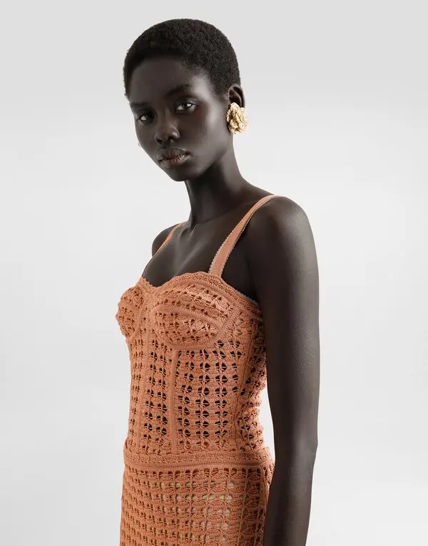 Dolce & Gabbana Viscose Bustier Top