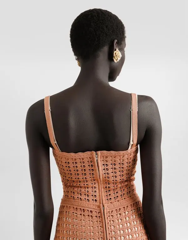 Dolce & Gabbana Viscose Bustier Top