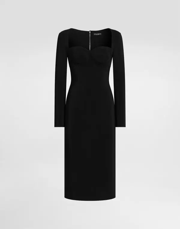 Dolce & Gabbana Cady Sheath Dress Dresses Viscose